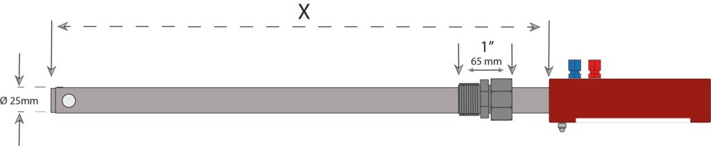 Carbon potential and temperature probe
